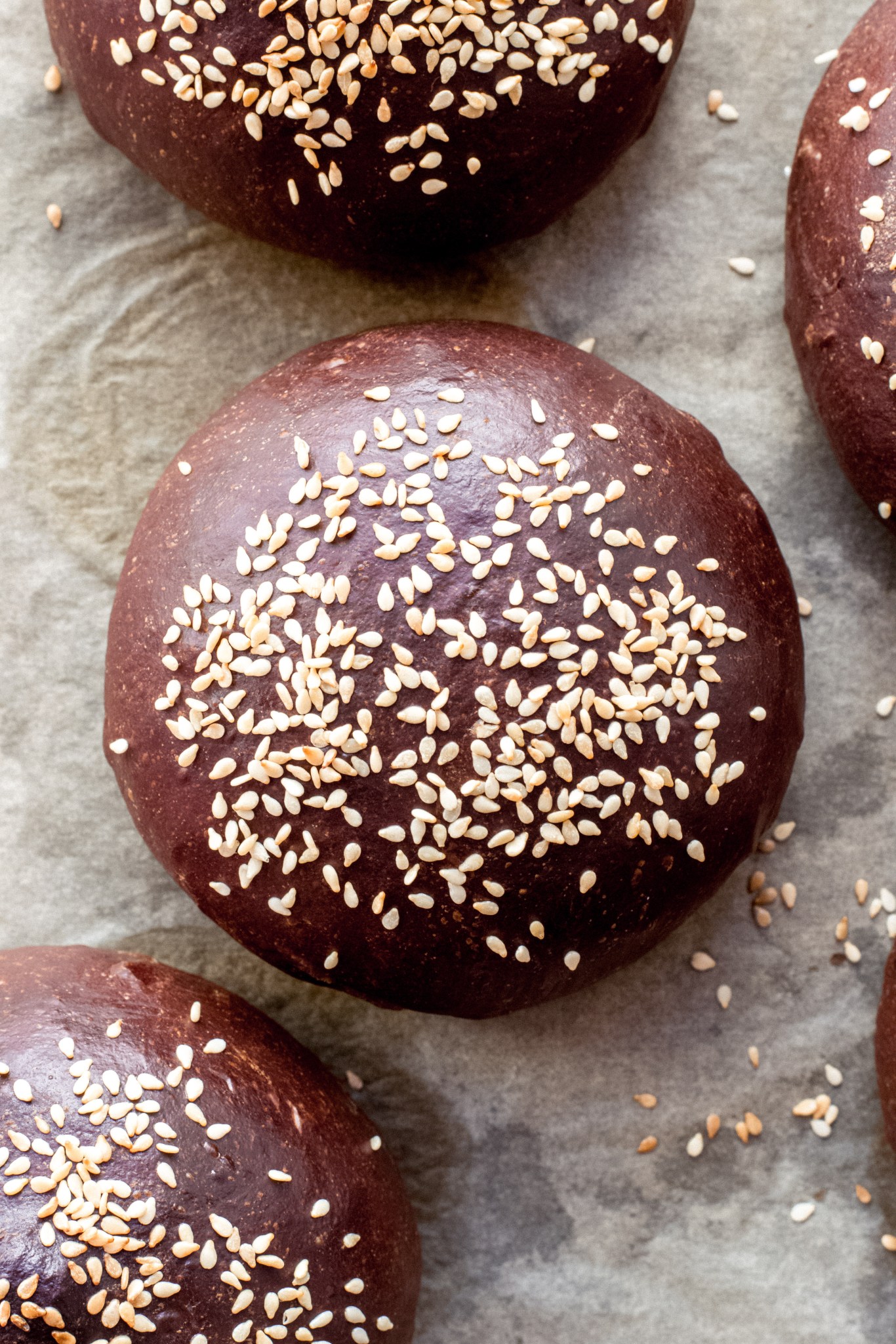 Soft cocoa burger buns – A MATTER OF NOURISHMENT