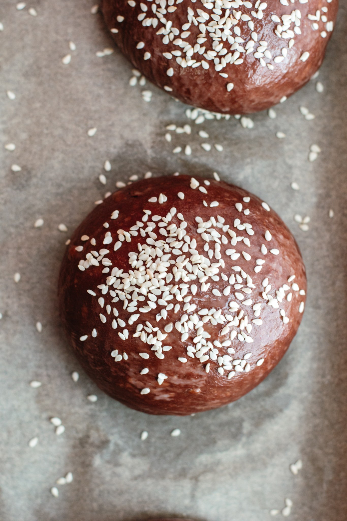 Soft cocoa burger buns – A MATTER OF NOURISHMENT